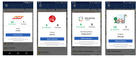 Da oggi il bike sharing è su Moovit