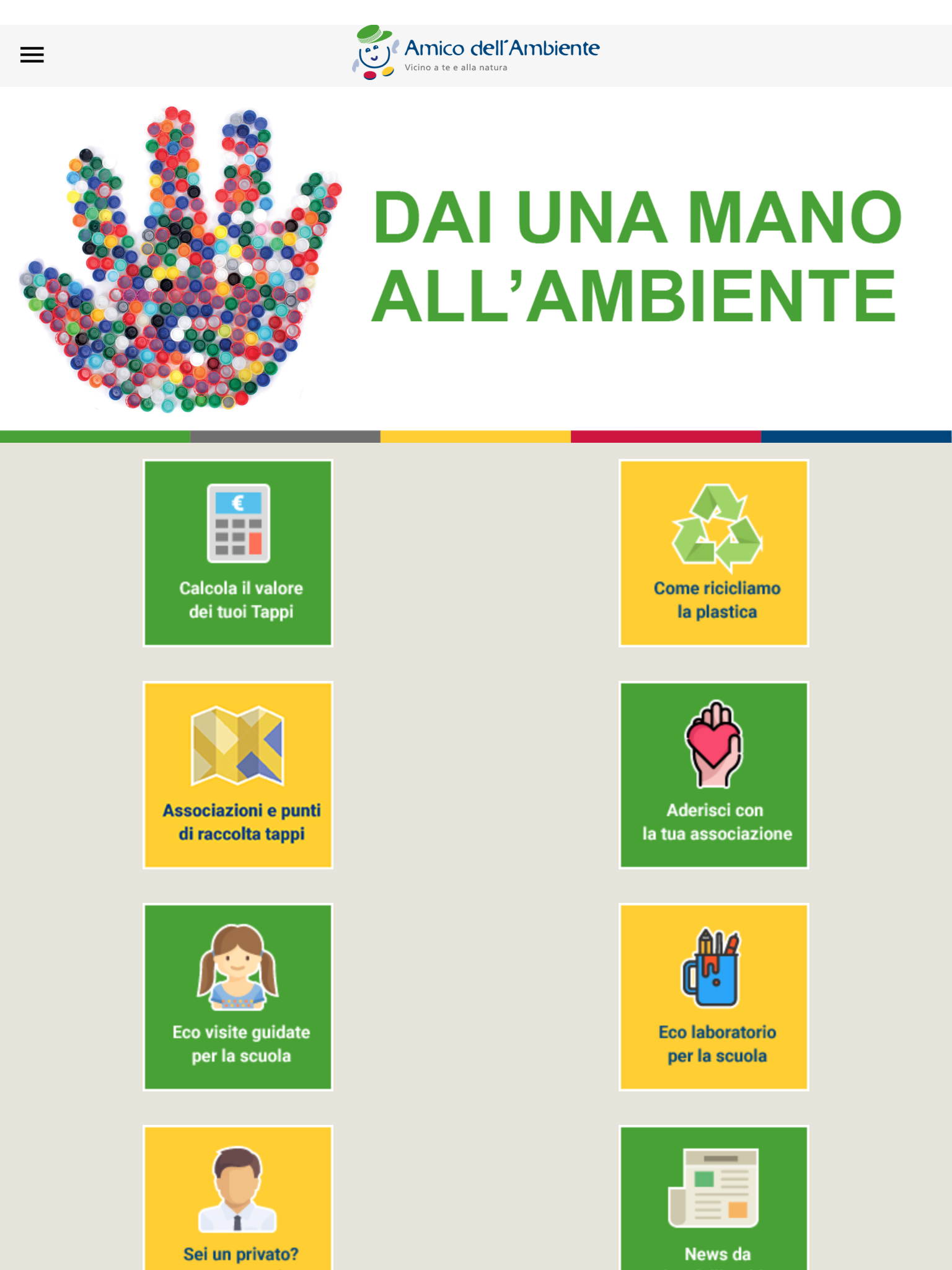 Un’app per promuovere la raccolta dei tappi in plastica