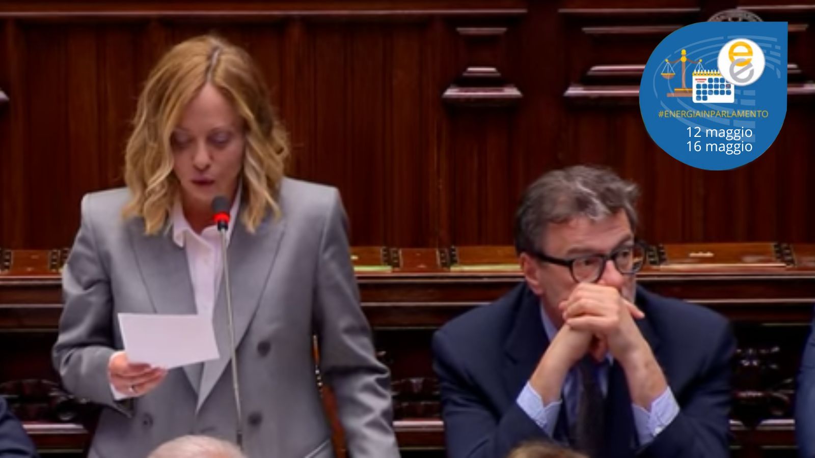 Meloni su Grean deal e caro energia Pichetto su end of waste